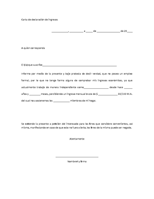 Formato DE Resguardo DE Vehículo Automotor A UN Trabajdor - CARTA ...