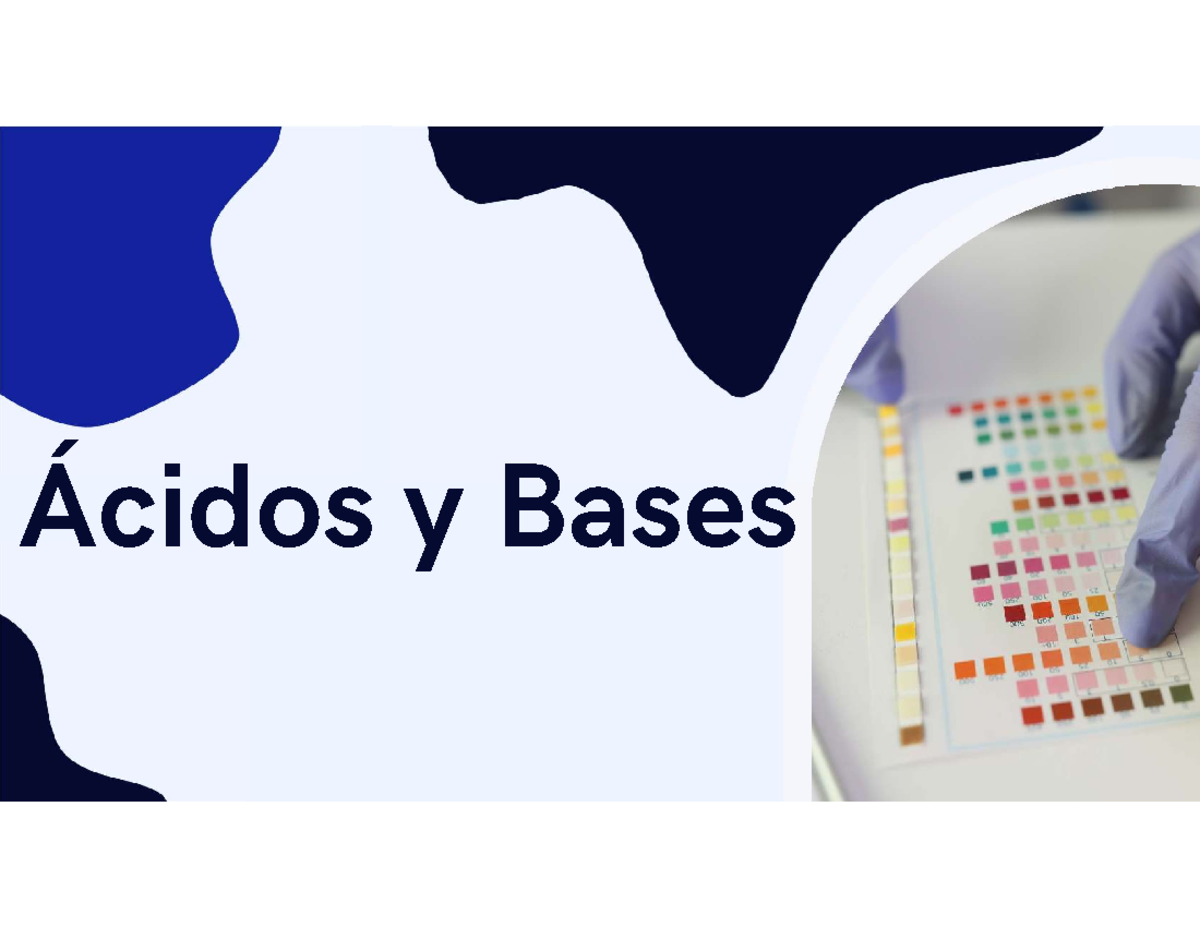 Ácidos y Bases - Conceptos Básicos (Química) - Studocu