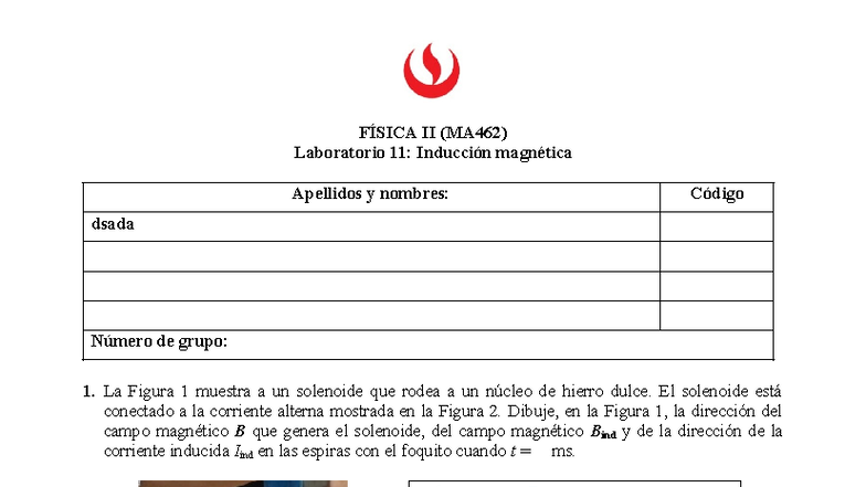 Ugh - dssssssss - FÍSICA II (MA462) Laboratorio 11: Inducción magnética ...