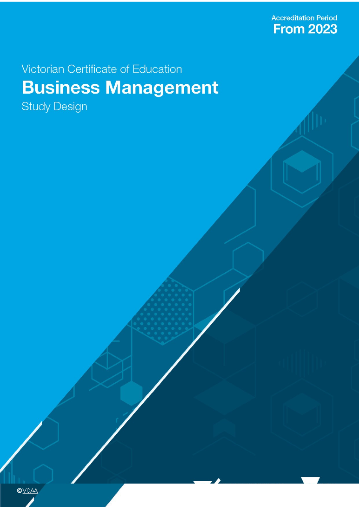 VCE Business Management Study Design 2023: Key Concepts and Guidelines ...