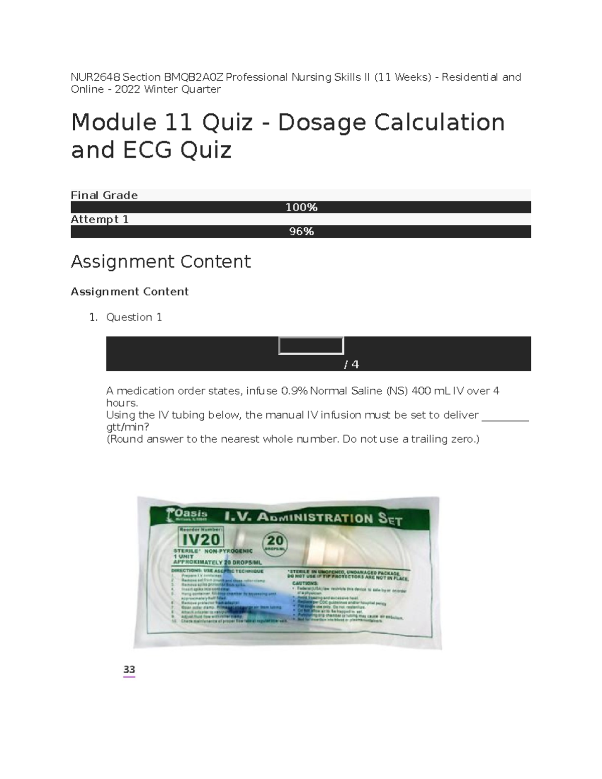 Dosage-Calculation - This practice test will help students to be ...
