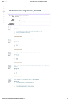 Examen segundo parcial (Segunda vuelta) Revisión del intento - - Studocu