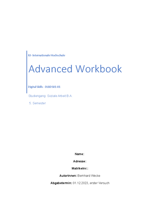 20240602 Orciuolo Adriana 9223293 DLBDS01-01 - Advanced Workbook IU ...