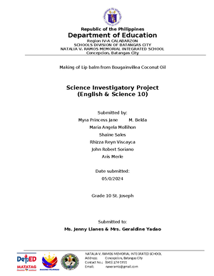 SHS Format title defense - I DESIGN AND FABRICATION OF AN ERGONOMIC AND ...