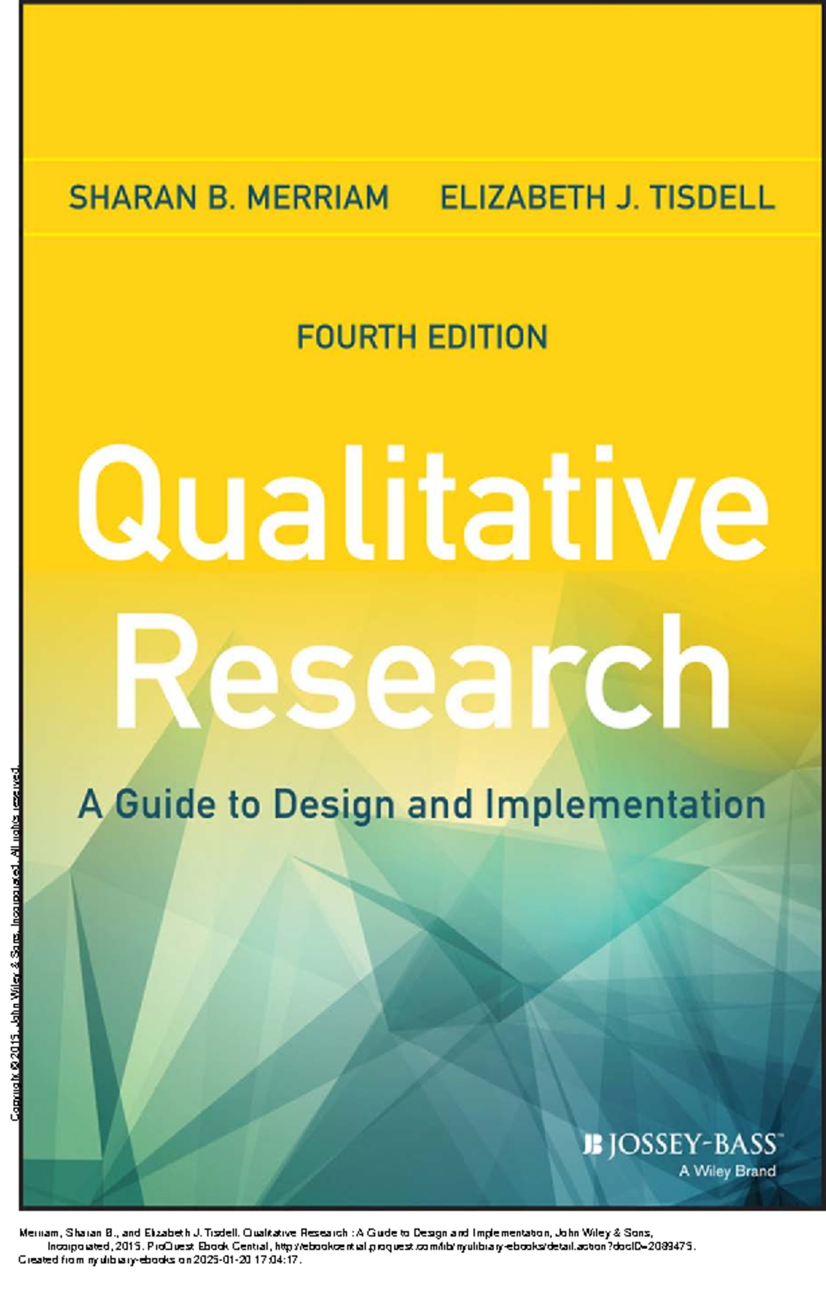 Qualitative Research: A Guide to Design and Implementation (4th Ed ...