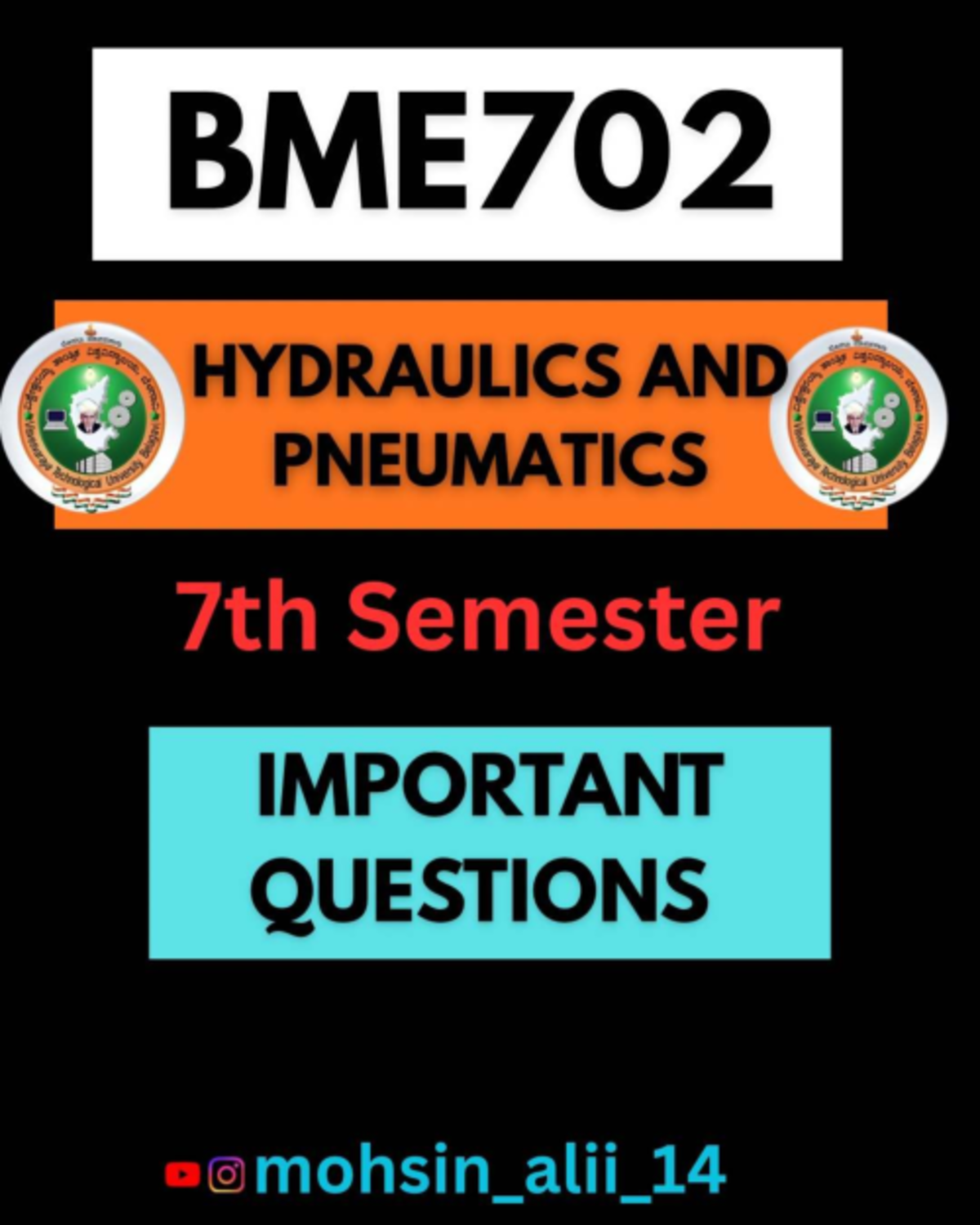 BME702 7th Sem Hydraulic & Pneumatic Systems Important Qs - Studocu