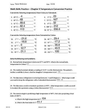 MA103 ROW 1 Chapter 33 - row - ROW 1 - Chapter 33 Vital Signs VITAL ...