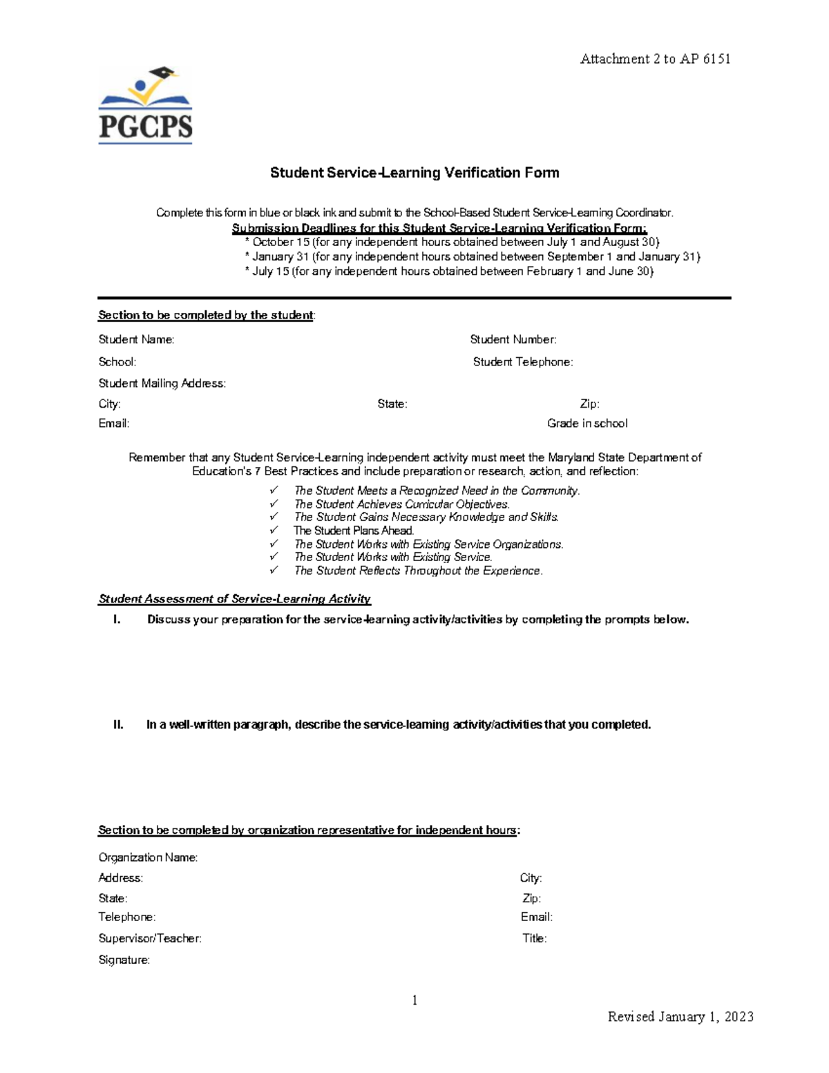 AP 6151 Student Verification Form - Revised January 2023 - Studocu