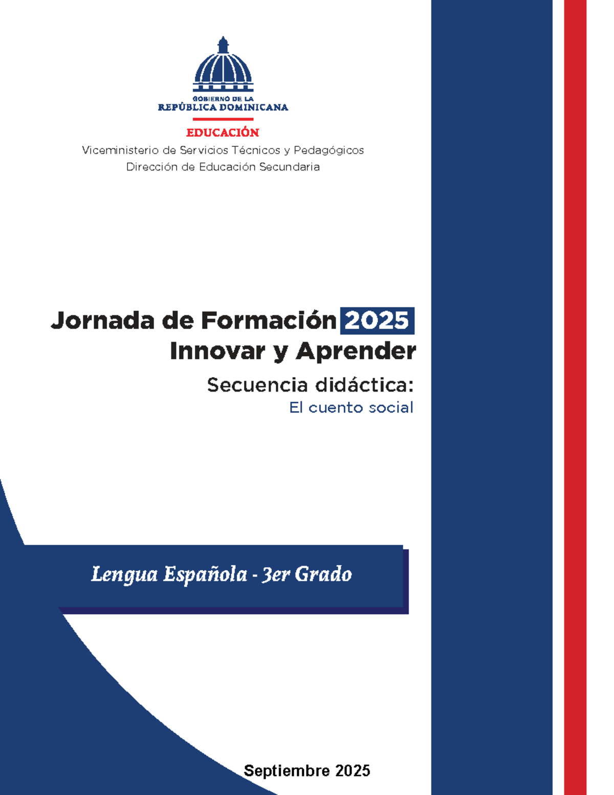 3ro Lengua Española: El Cuento Social - Secuencia Didáctica 2025 - Studocu
