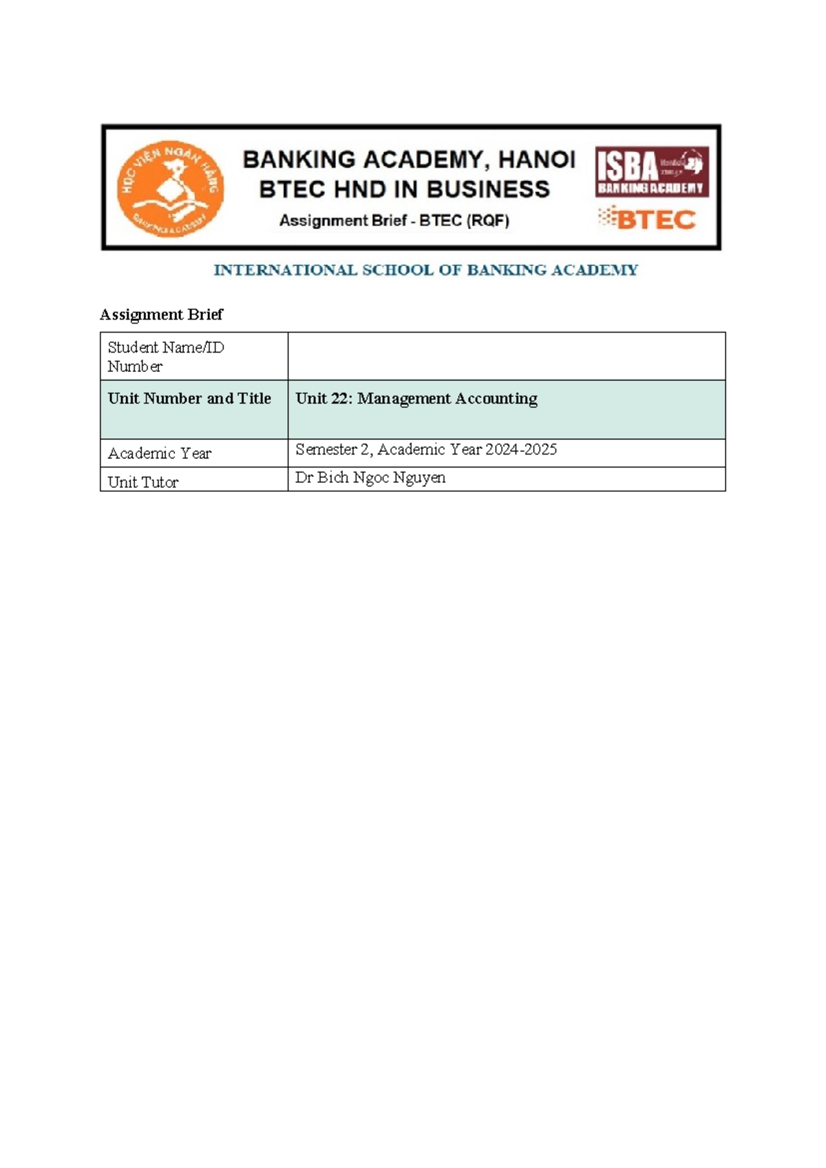 MA1: Management Accounting Principles Presentation (LO1, LO4) - Studocu