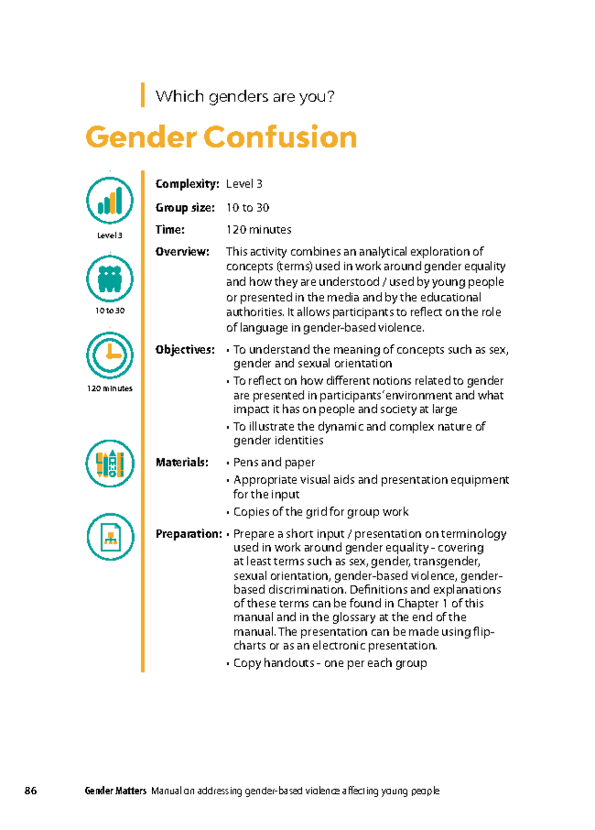 Gender Confusion Chapter 2 Gender Matters EN - Gender Matters Manual on ...