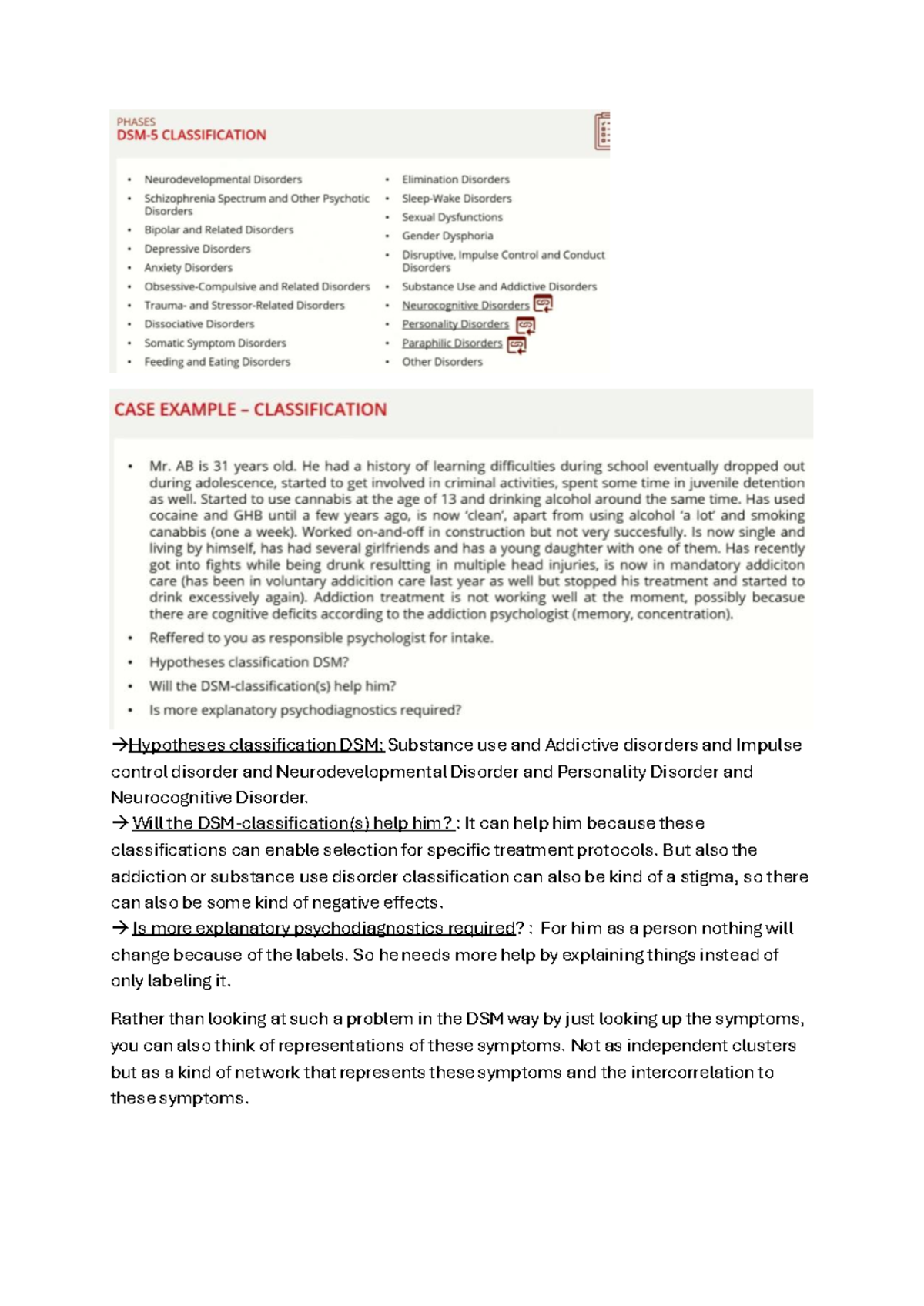 CADM Lecture 3: Understanding DSM Classifications and Treatment ...