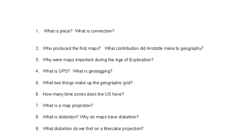 Introduction to Human Geography: Key Questions & Concepts - Studocu