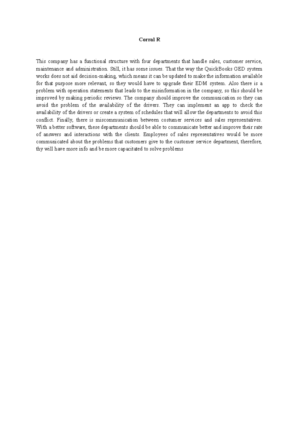 Corral Recycling Case Study - RRHH Department Analysis - Studocu
