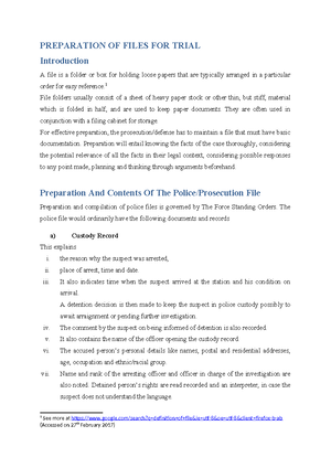 Framing A Charge - Lecture Notes - CRIMINAL PROCEDURE Lecture 4 26 ...