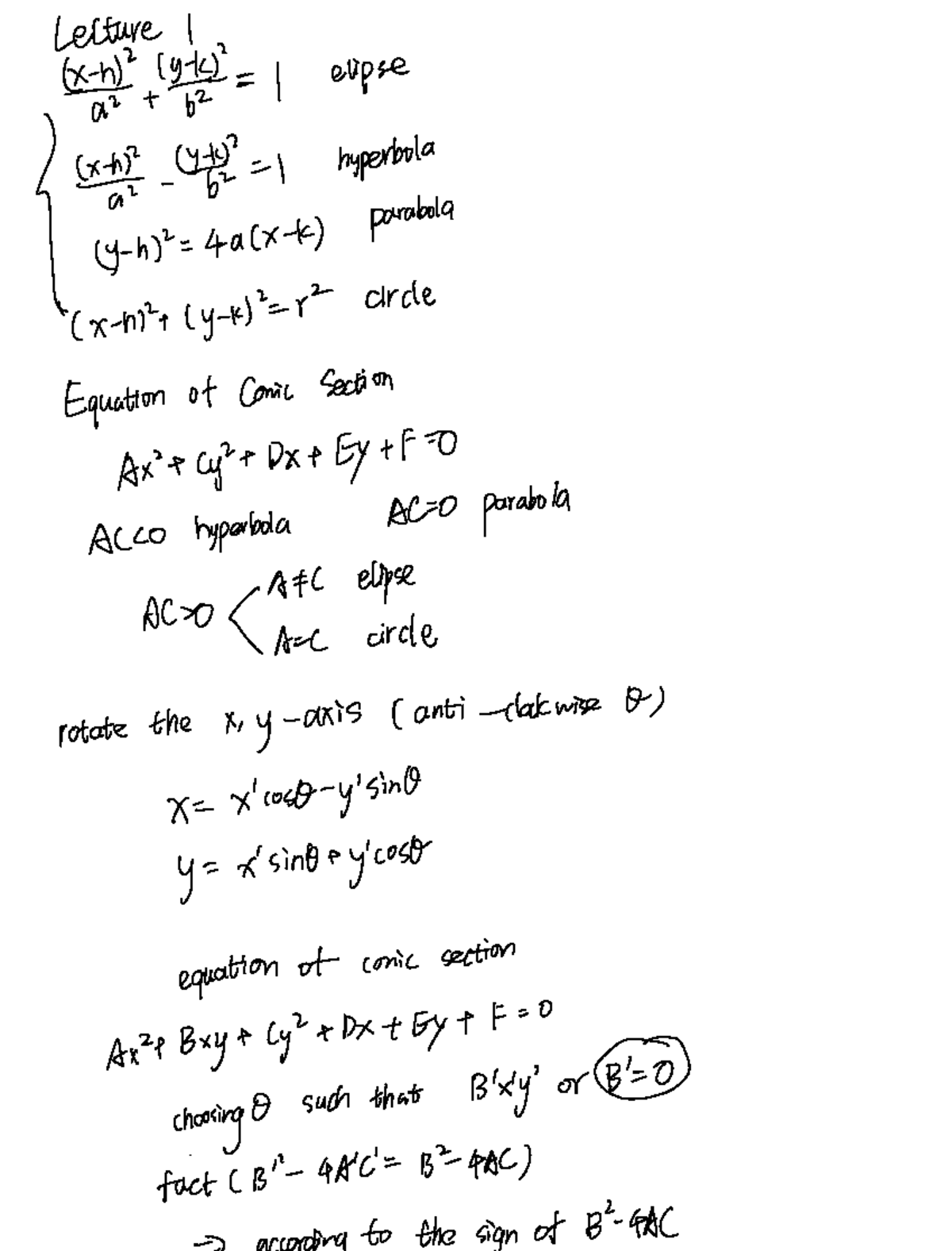 MA 1200 要记的 - Calculus and Linear Algebra I Lecture Notes Summary - Studocu