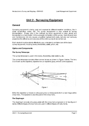 Introduction to Surveying and Mapping - Unit 11 - Contouring - Unit 11 ...