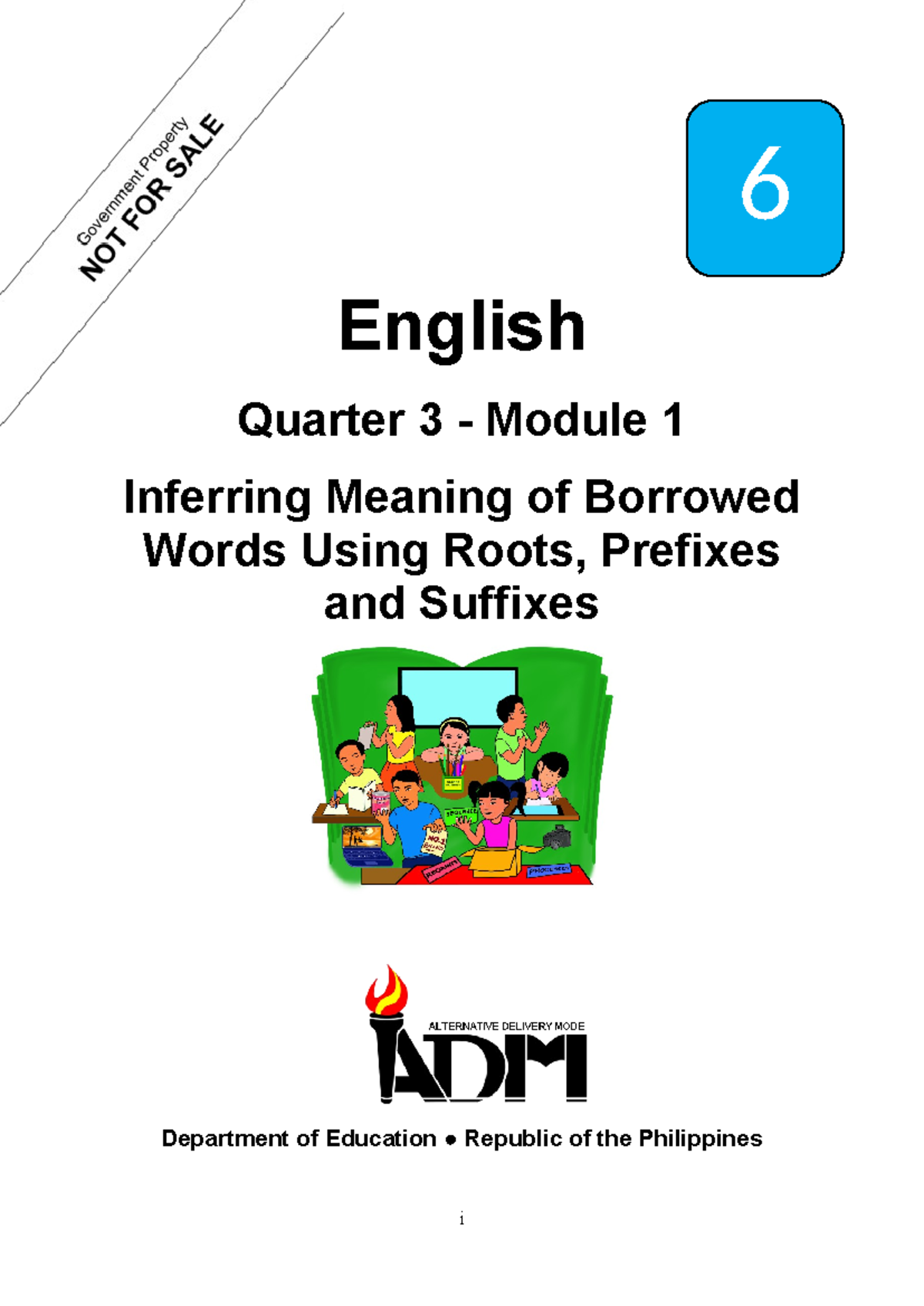 English 6 Q3 M1 Lesson 1-3: Inferring Meaning of Borrowed Words - Studocu
