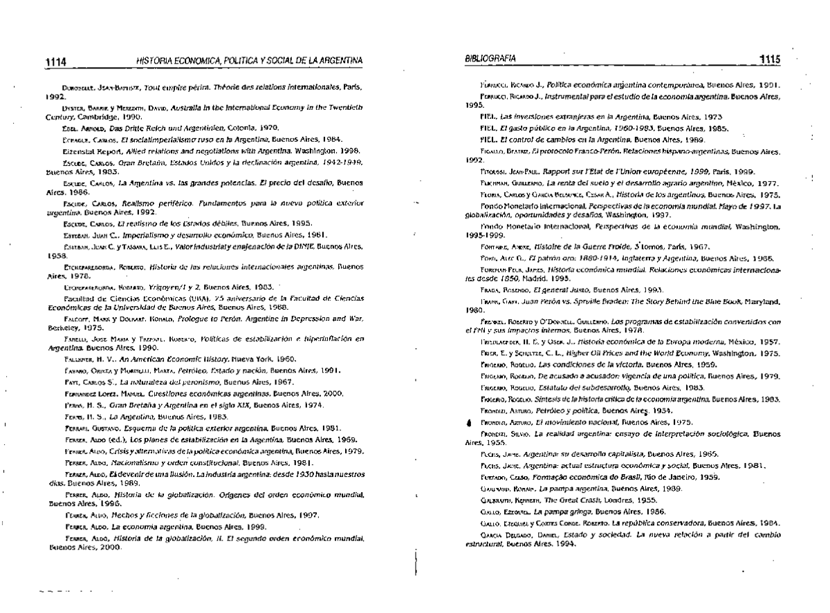 6. Historia económica, política y social de la Argentina - Mario ...
