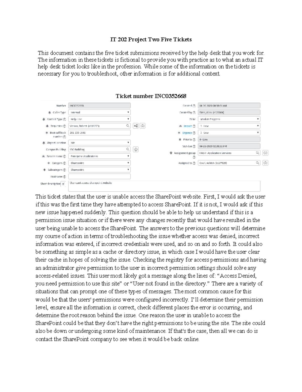 5-2 IT 202 Project Milestone - IT 202 Project Two Five Tickets This ...