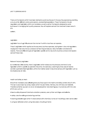 Unit 7 - Business Decision Making BTEC specification - Pearson BTEC ...