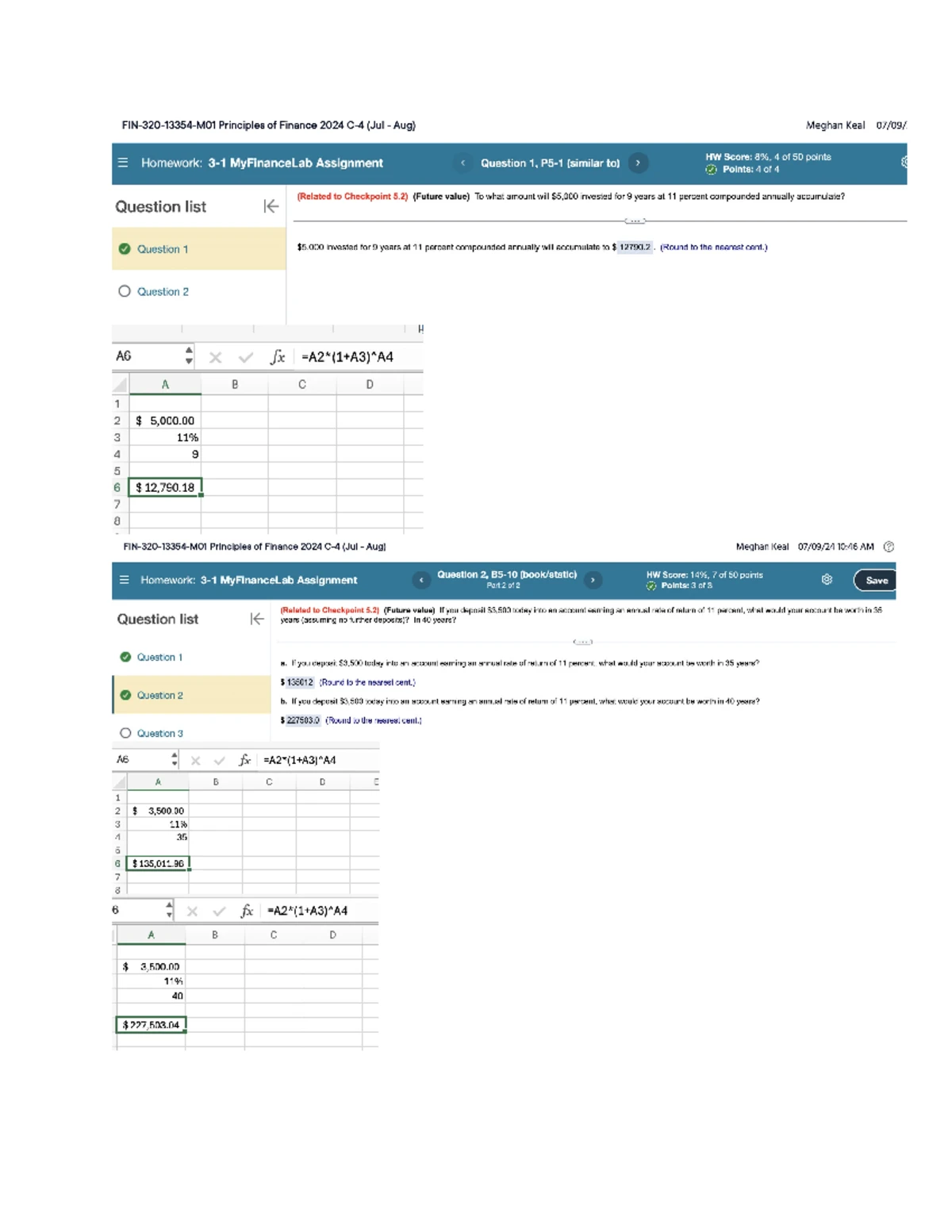 module 4 finance lab 4-1 prin fin-320 - FIN320 - **I noticed the ...
