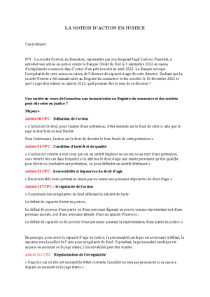 Séance 3 L'action en justice - Séance 3 : l’action en justice Kôlle ...