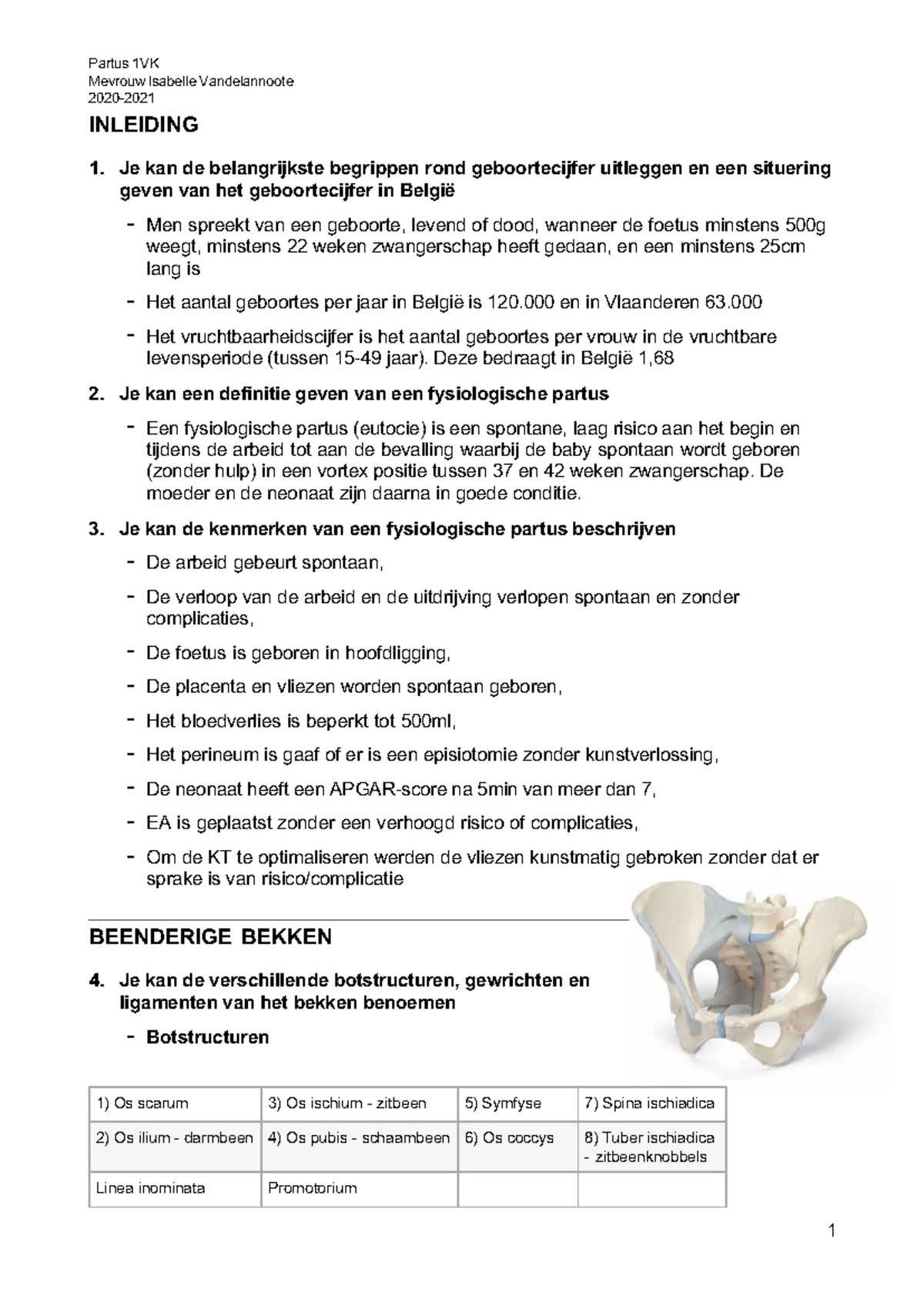 Partus Samenvatting - Fysiologische verloskunde: partus Definitie ...