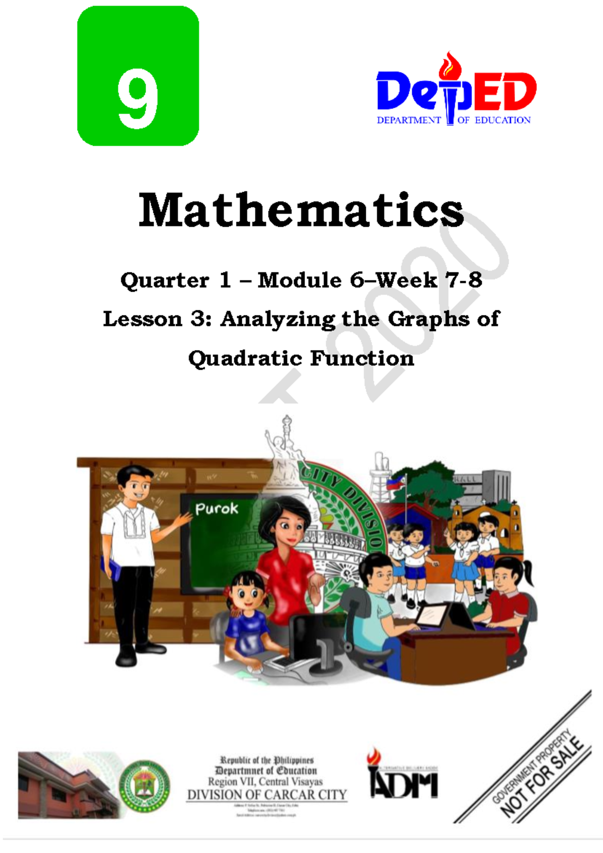 Copy of Math-9 SLM Q1 W7-8 M6 L3 V1 - Mathematics Quarter 1 – Module 6 ...
