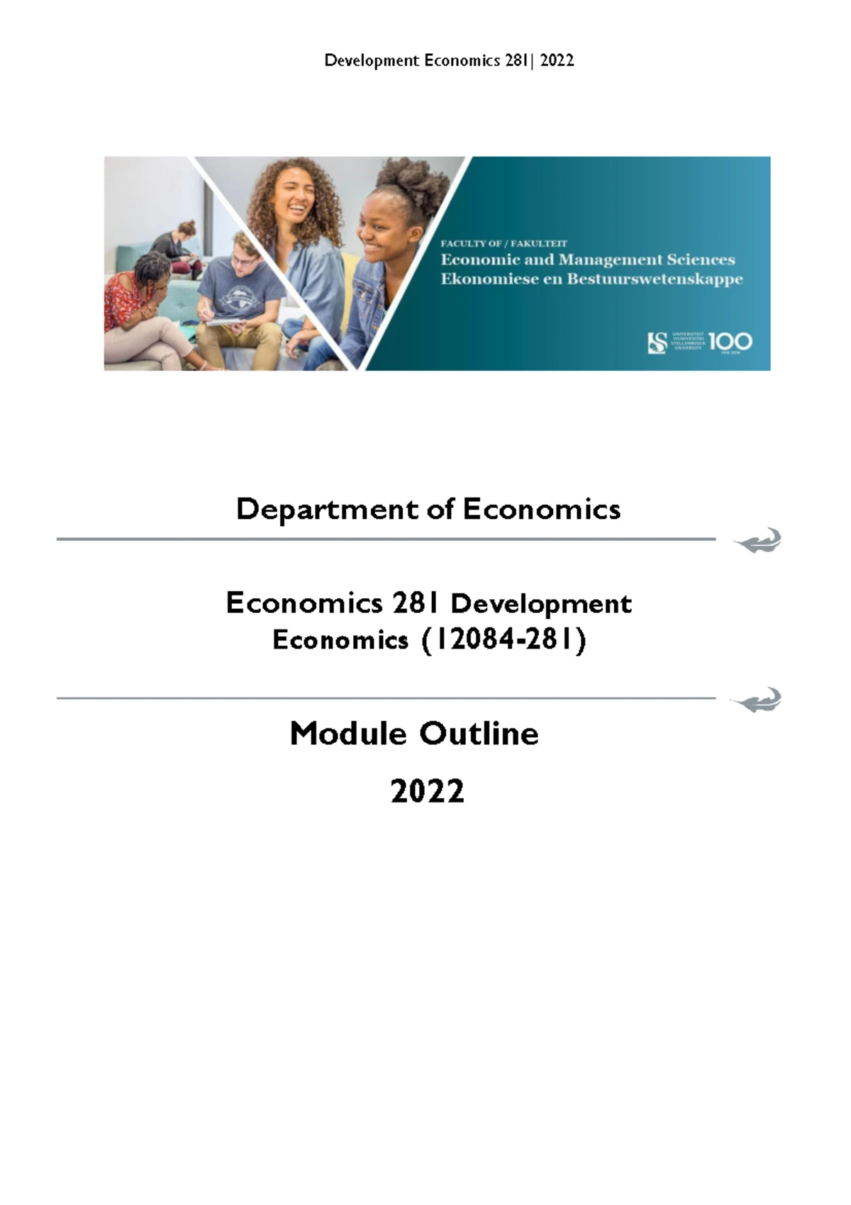 Final Exam Practice Questions for Development Economics 311 - Studocu