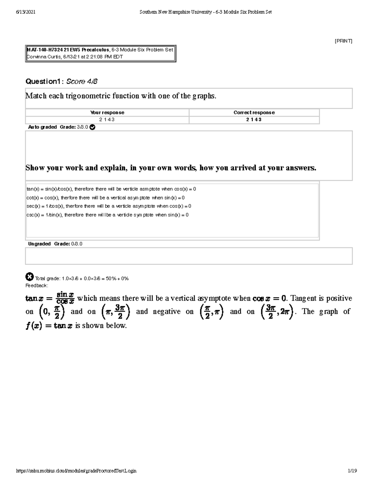 MAT140 Module 6-3 Problem Set Solutions and Explanations - Studocu