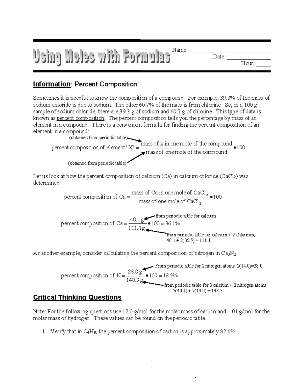 APES+CH - Worksheet on Population Dynamics & Exponential Growth Models ...