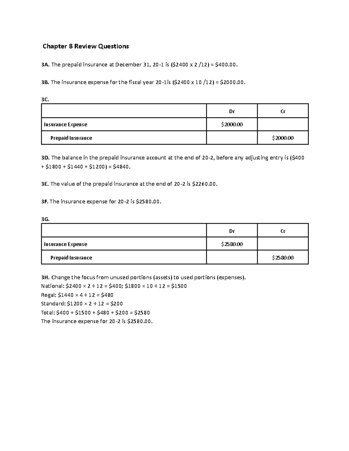 Accounting - Chapter 8 Review Questions and Answers - Studocu