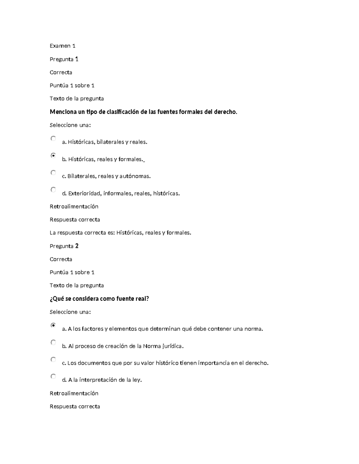 Examen UVEG Bloque 1: Introducción al Derecho - Preguntas y Respuestas - Studocu