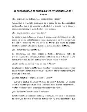 Articulo DEL TEMA 4.3. Estado Estable - 4. ESTADO ESTABLE. Las cadenas ...