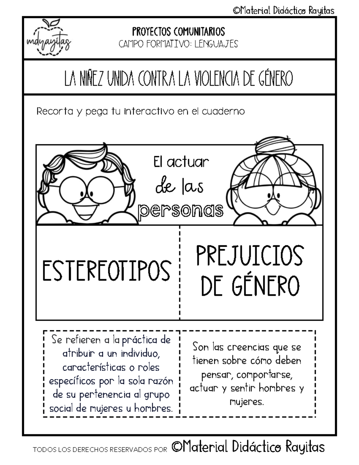 5to Proyectos: Educación sobre Igualdad de Género y Medios - Studocu