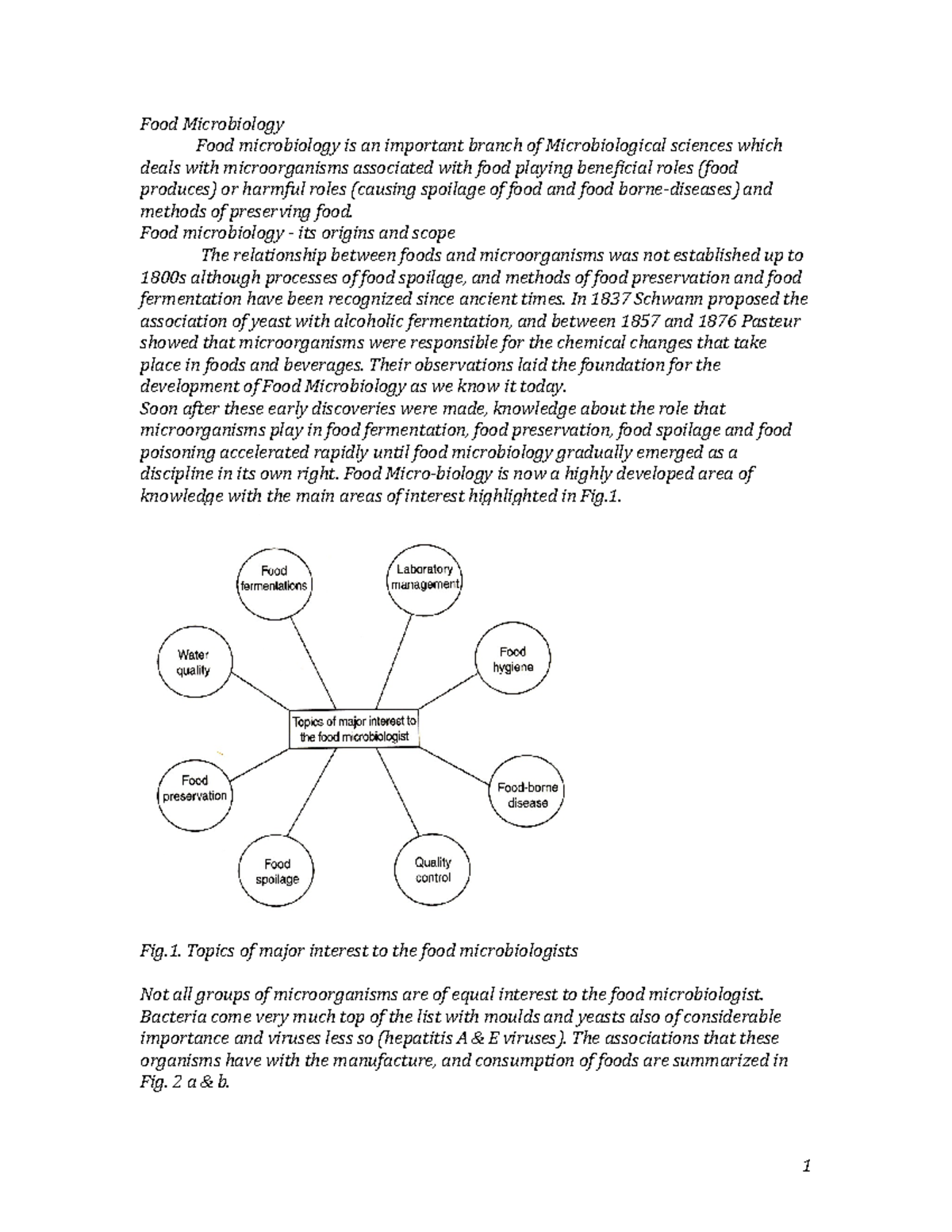 Food Microbiology - Lecture Notes on Microorganisms and Food Safety ...