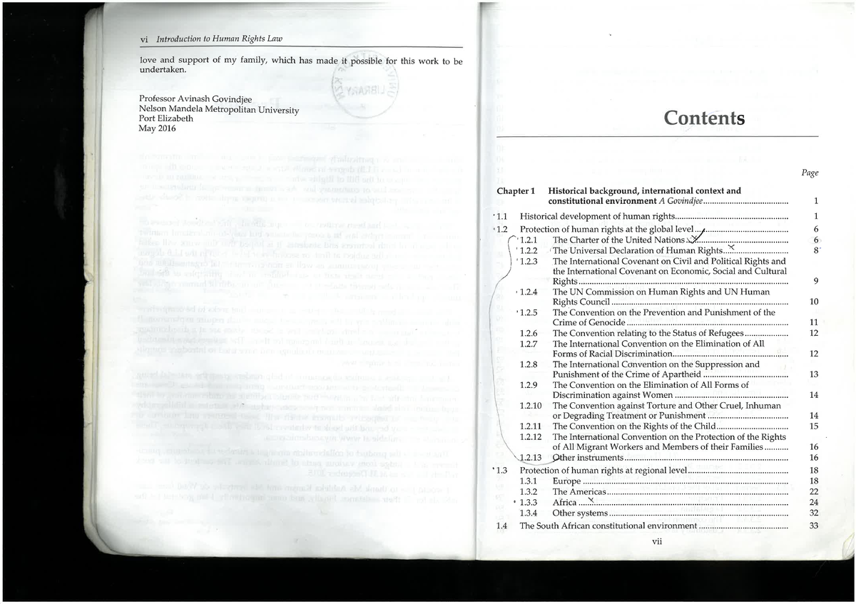 Human Rights 101: Comprehensive Textbook Overview - Studocu