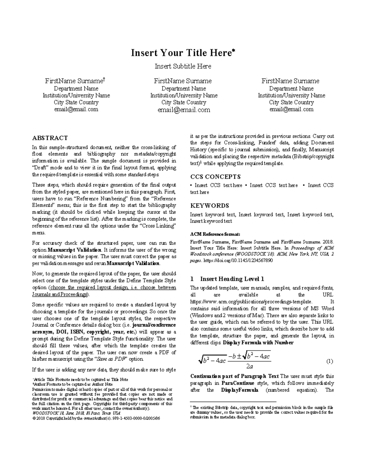 Final Manuscript Preparation Guide for ACM Submission - Studocu