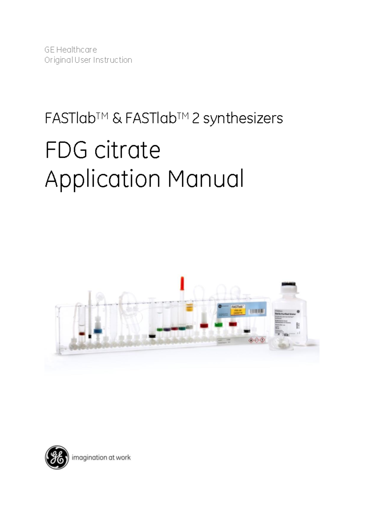 FDG Citrate Application Manual for FASTlab & FASTlab 2 (DOC1705986) - Studocu
