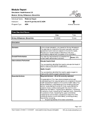 Harold Stevens ATI - Module Report Achieved Intervention Simulation ...