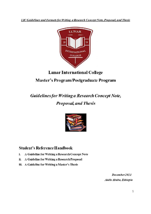 Thesis- Dissertation Writing Guideline Final Version (2) Copy - i ...