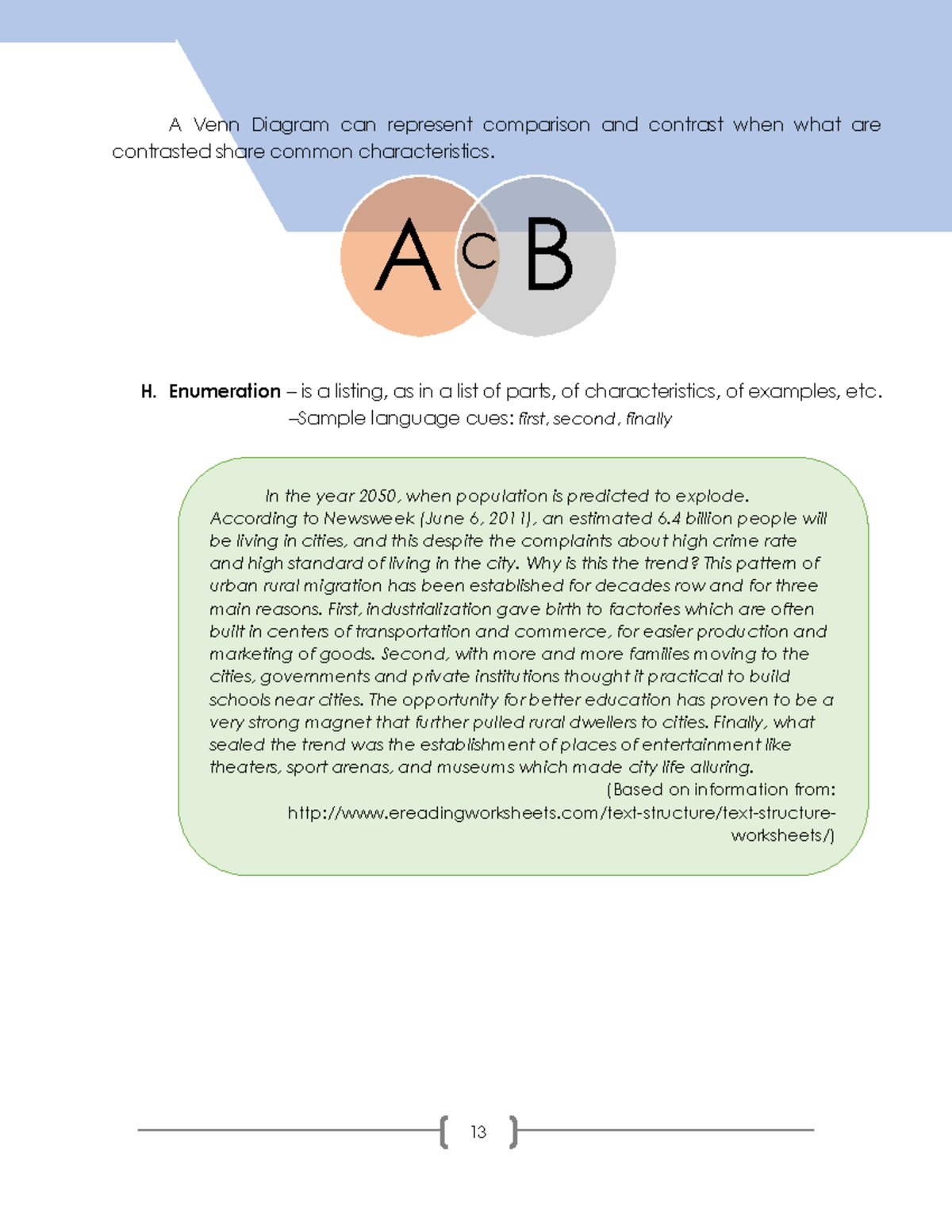 Enumeration & Classification: A Study on Comparative Structures - Studocu
