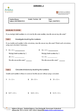 Cambridge Lower Secondary Mathamatics Stage 9 Answers - Learner’s Book ...