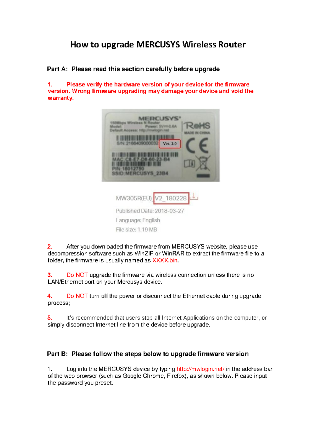 MERCUSYS Router Upgrade Guide: Essential Steps for Firmware Update ...
