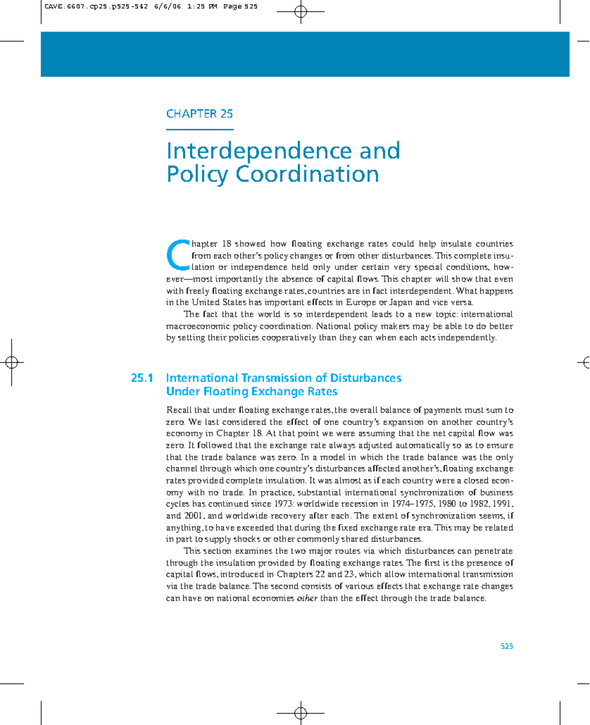 CHAPTER 25: Interdependence and Policy Coordination (WTP 525) - Studocu
