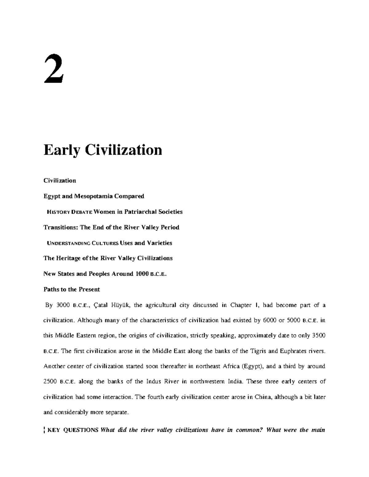 Early Civilizations: Key Developments in Ancient Mesopotamia and Egypt ...