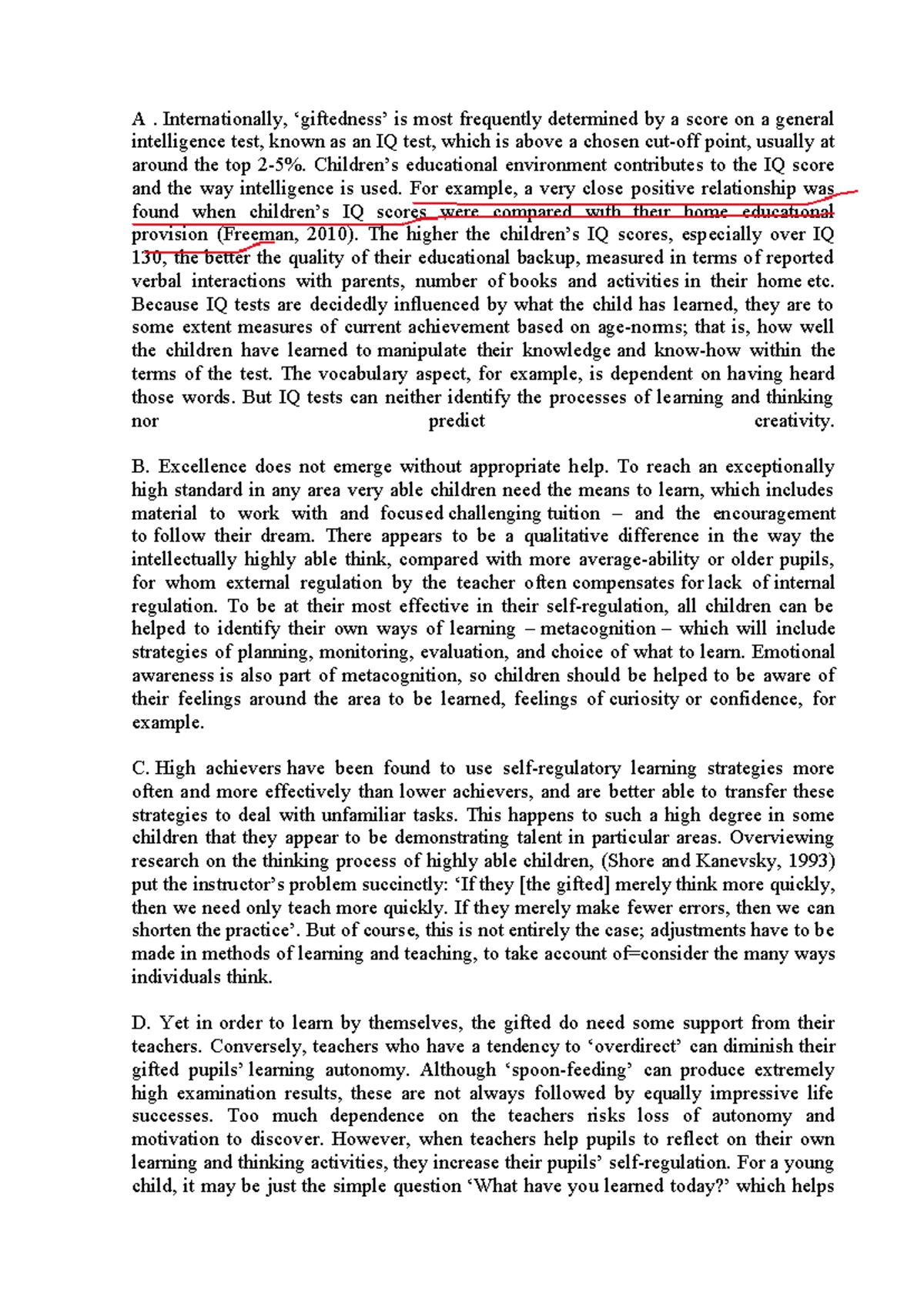 Reading 31 - The Impact of Environment on Gifted Children's IQ and ...