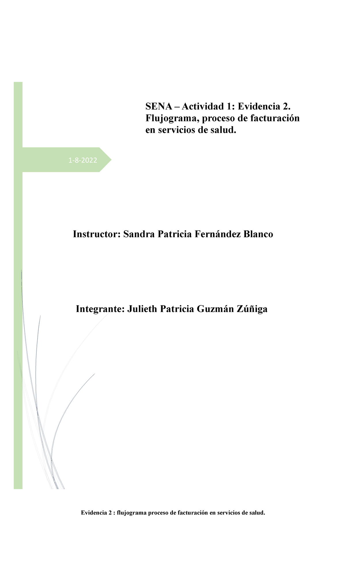 Actividad 1 Evidencia 2 - 1-8- Instructor: Sandra Patricia Fernández ...