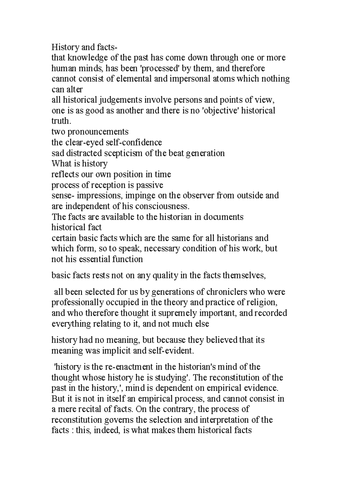 343784521 History and Facts: Understanding Historical Truths - Studocu